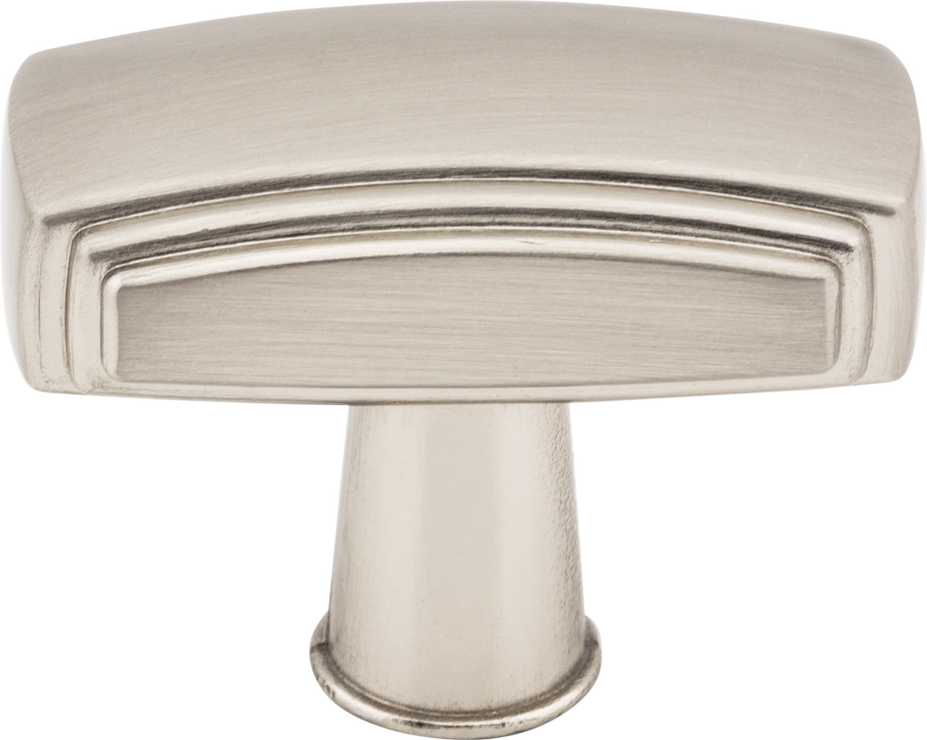 Contemporary Knob C Satin Nickel | Schuler Cabinetry at Lowes