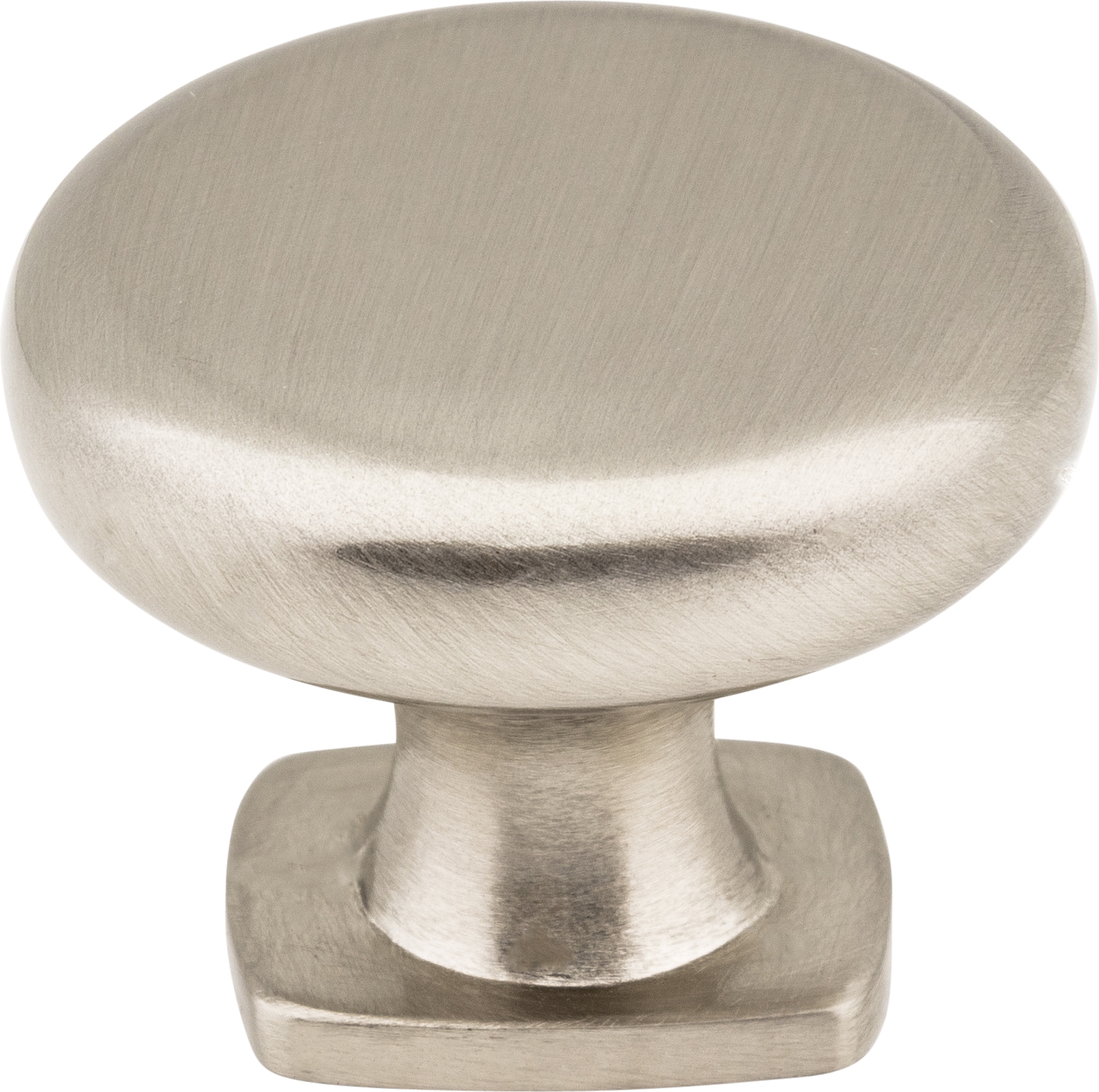 Transitional Knob B Satin Nickel | Schuler Cabinetry at Lowes